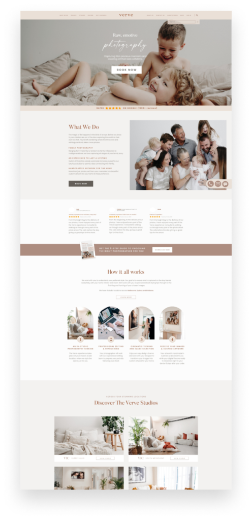 Verve Portraits - Paul Napper Web Design Agency